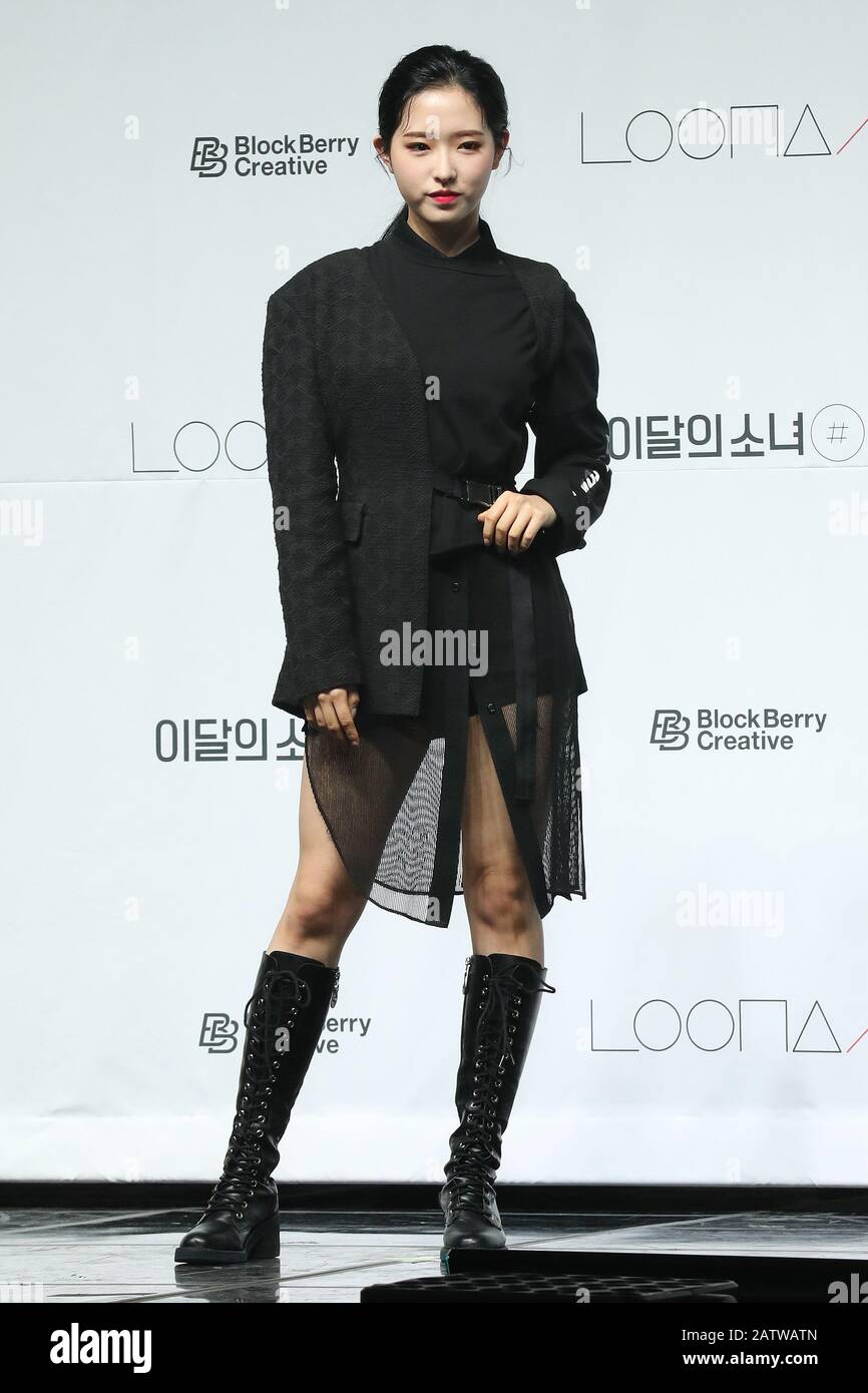 S. Korean girl group Loona Olivia Hye, a member of South Korean girl group Loona, poses for a ...