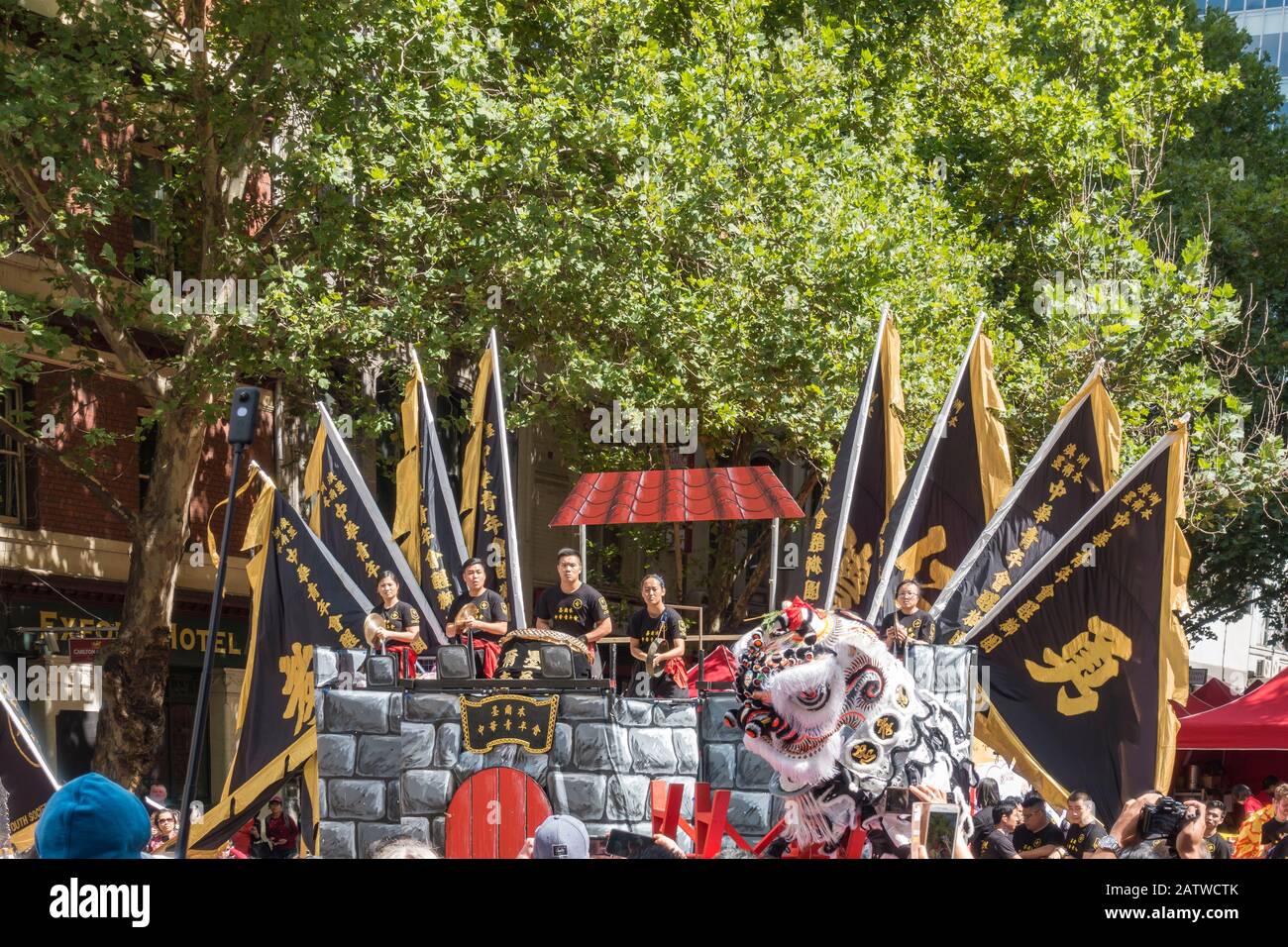 Chinese New Year celebrations in Chinatown, Melbourne Stock Photo - Alamy