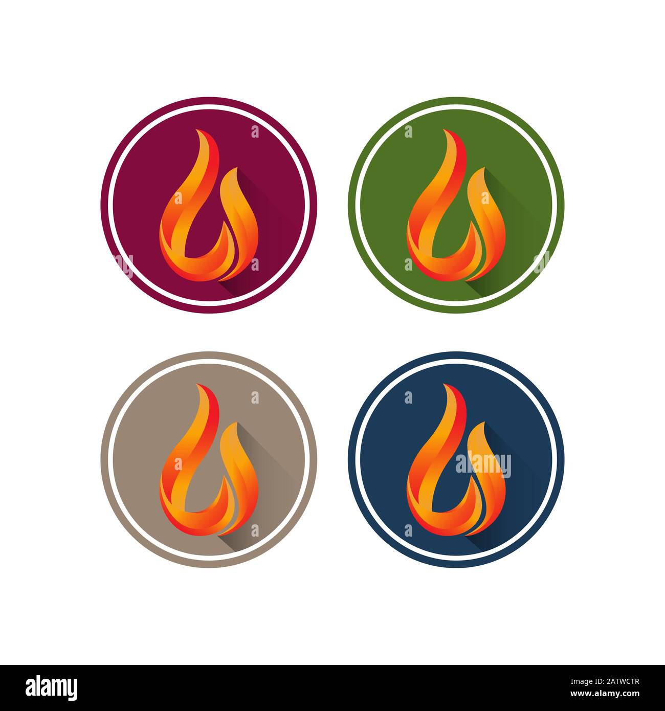 Fire flames vector creative design Stock Vector Image & Art - Alamy