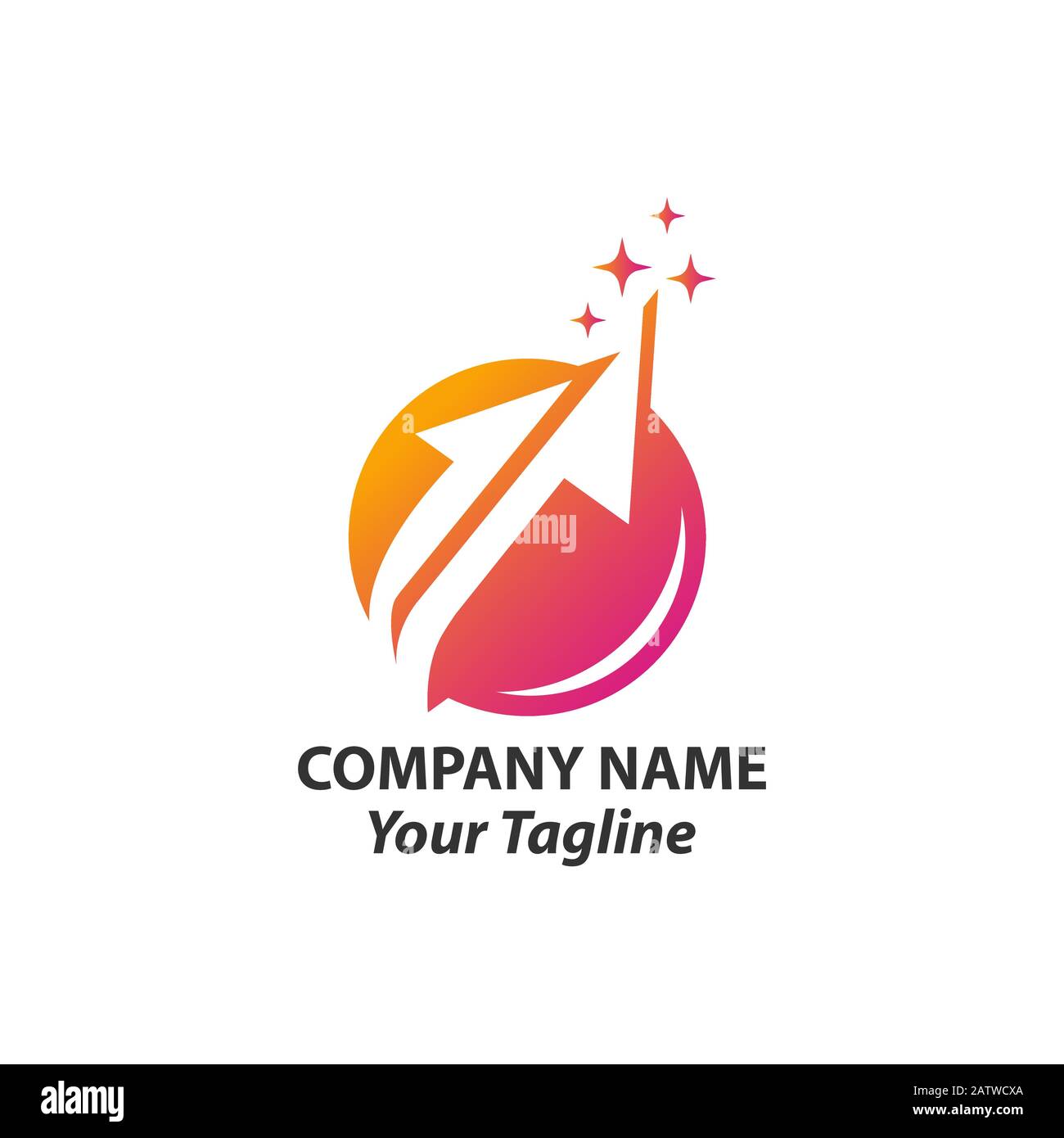 Circle logo vectors hi-res stock photography and images - Alamy