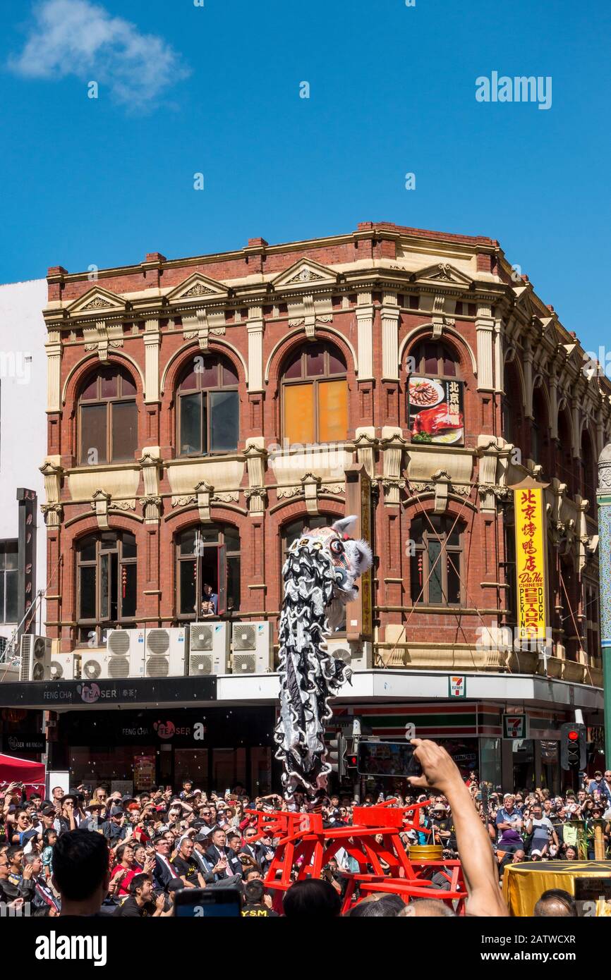 Chinese New Year celebrations in Chinatown, Melbourne Stock Photo - Alamy