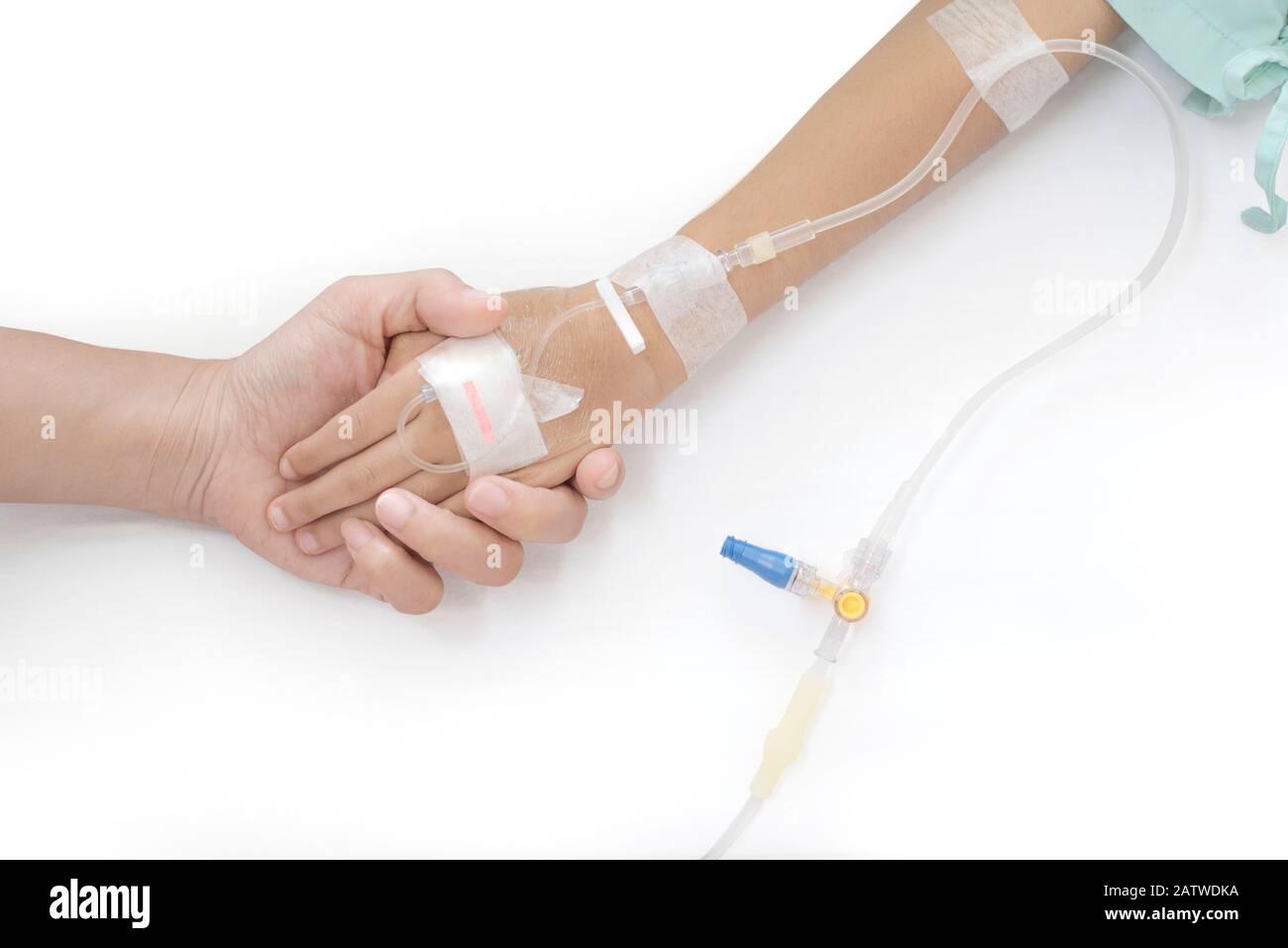 Hospital visit and hands hi-res stock photography and images - Alamy