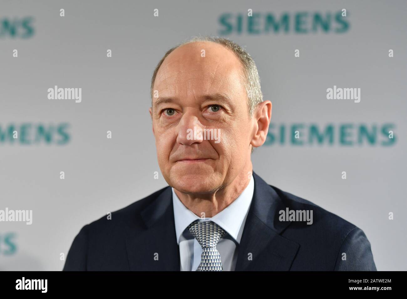 Munich, Germany. 05th Feb, 2020. Roland Busch (Chief Technology Officer ...