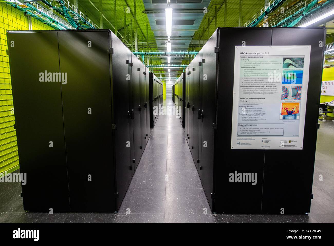 05 February 2020, Saxony, Dresden: View of the storage systems of the ...