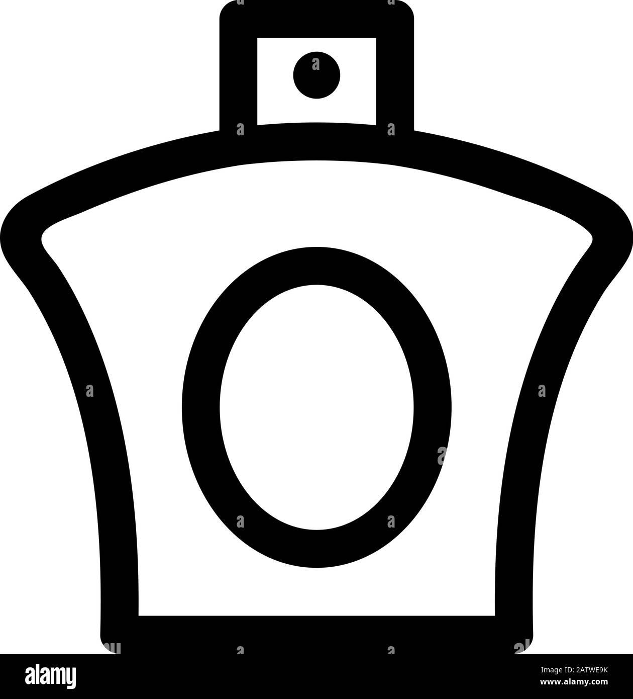 perfume icon vector. Isolated contour symbol illustration Stock Vector ...