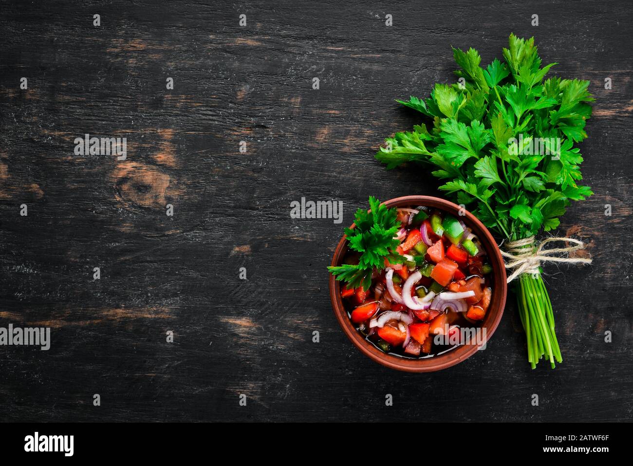 salsa sauce and ingredients. Latin American Mexican Traditional Sauce ...