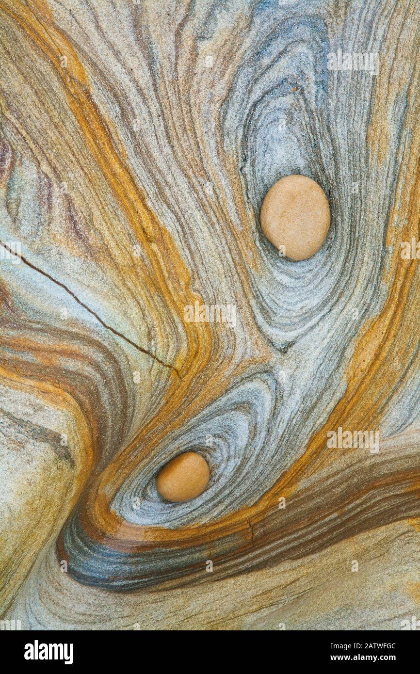 Natural Rock Pattern, Northumberland Coast, England Stock Photo - Alamy
