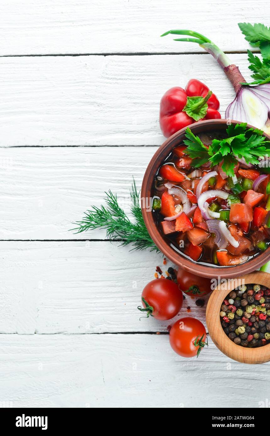 salsa sauce and ingredients. Latin American Mexican Traditional Sauce ...