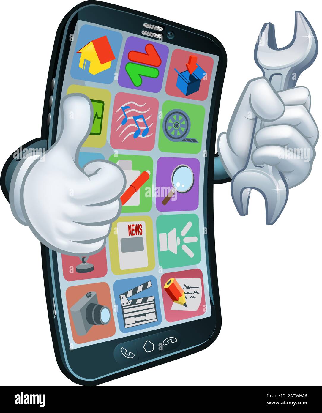 Thumbs up emoji phone hi-res stock photography and images - Alamy