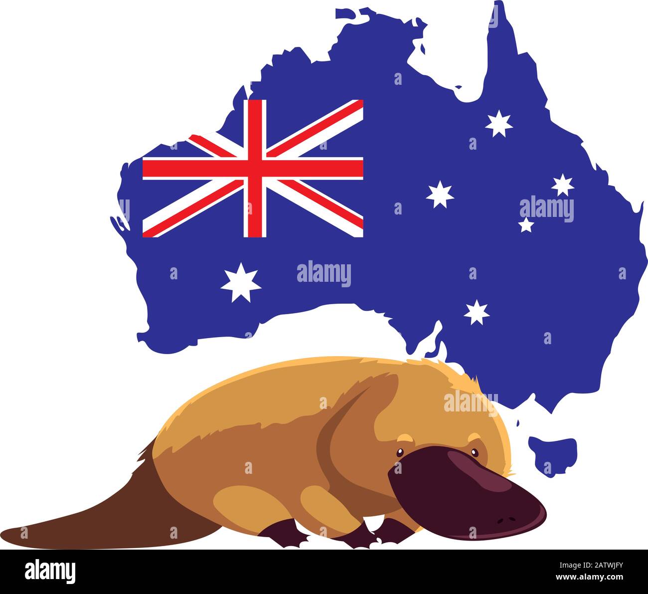 Platypus australia postage stamp hi-res stock photography and images ...