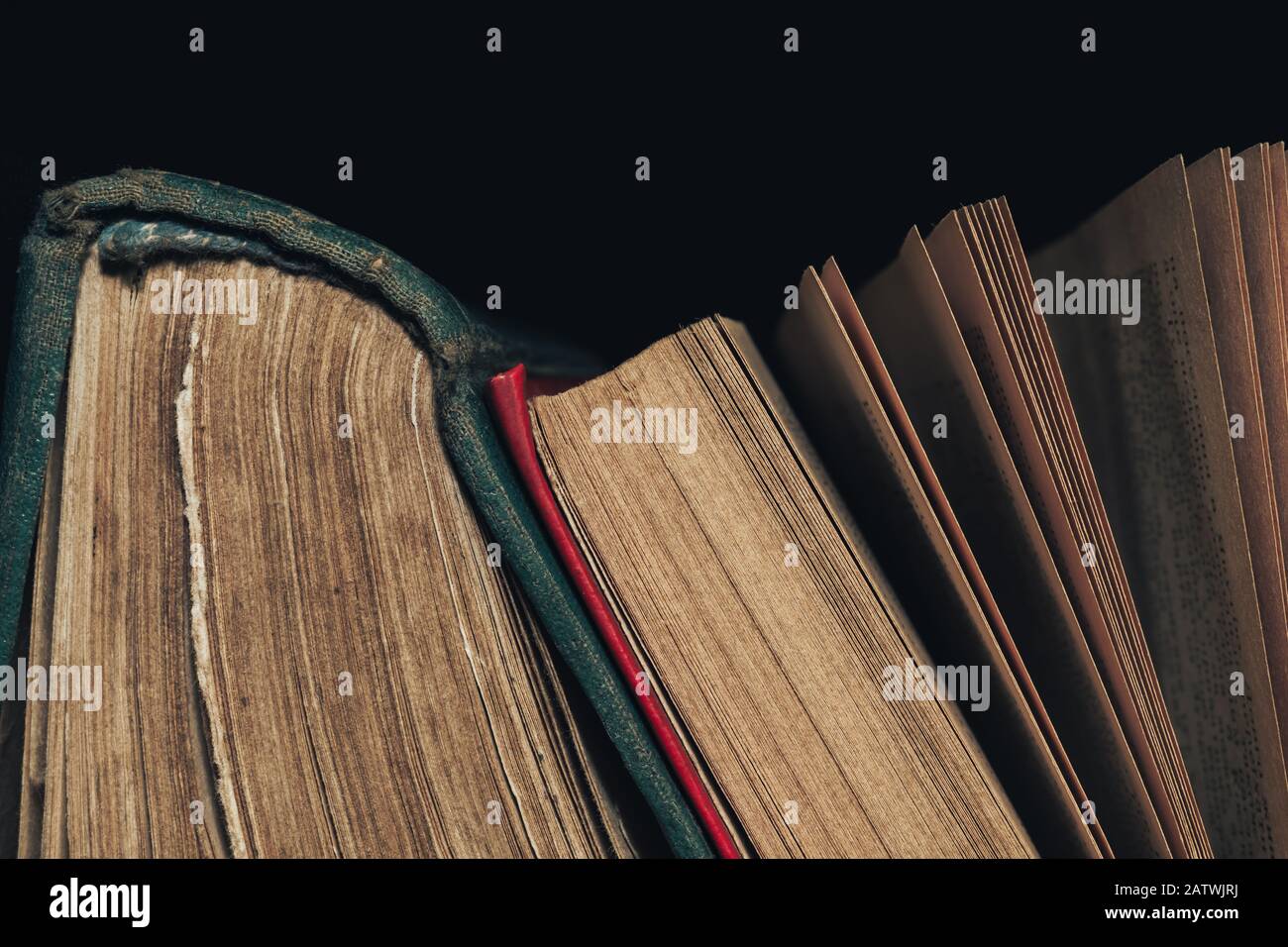 Close up beautiful ancient books pages pattern background for design ...