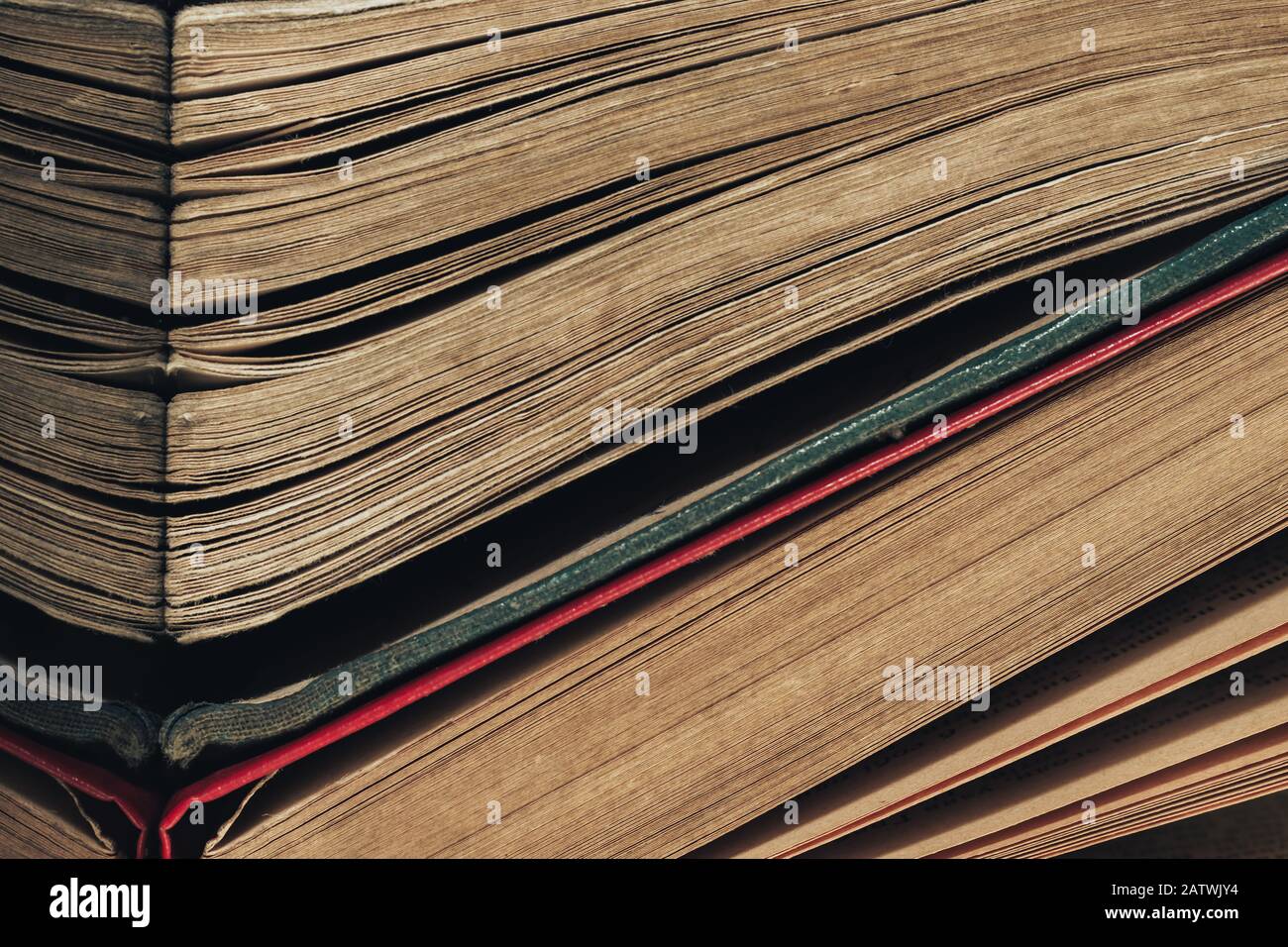 Close up beautiful ancient books pages pattern background for design ...