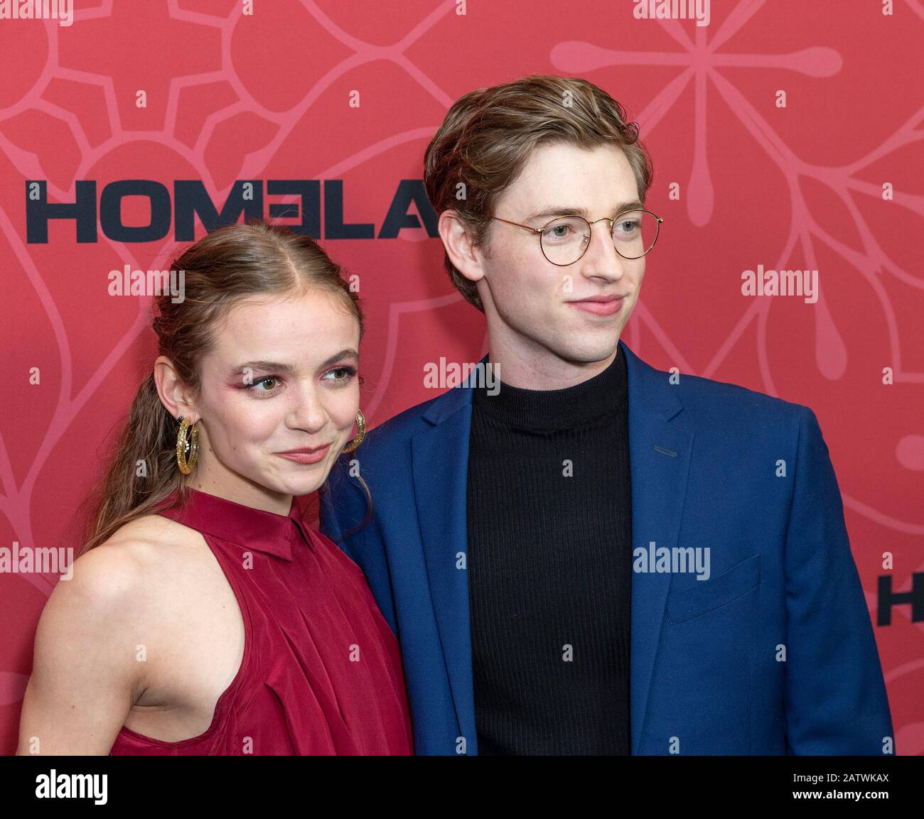New York, United States. 04th Feb, 2020. Morgan Saylor and Jackson Pace ...