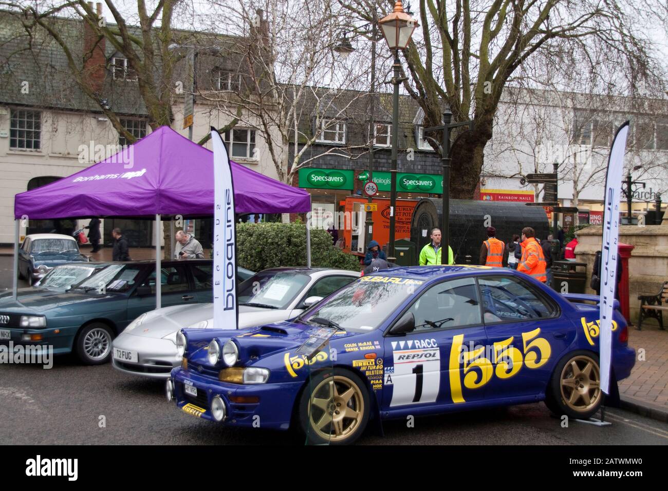 Colin mcrae subaru impreza rally hi-res stock photography and images ...