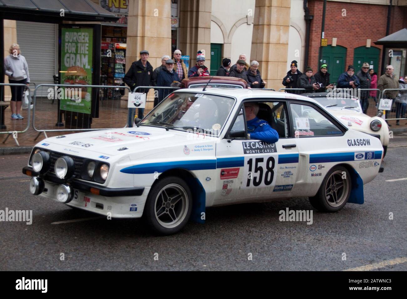 Monte Carlo Rally Banbury Ford Escout 2000 Stock Photo - Alamy