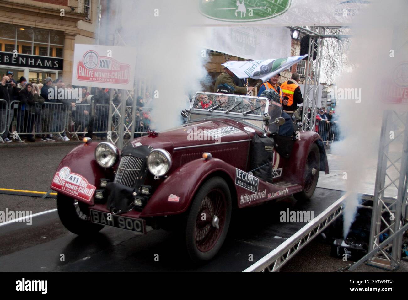Monte Carlo Rally Banbury 2020 Riley Sprite Stock Photo - Alamy
