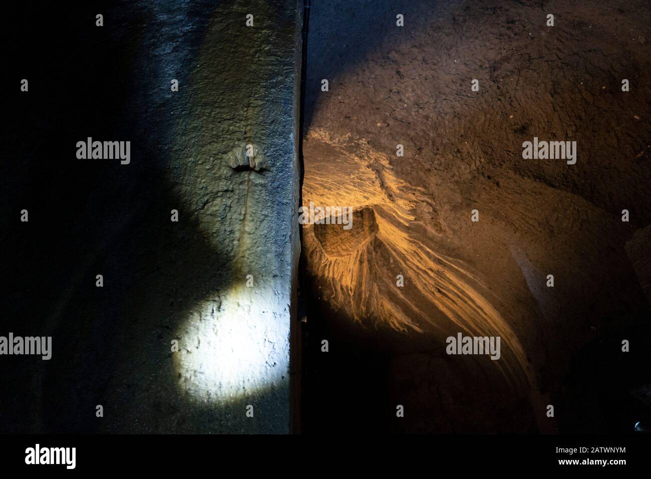 ERCOLANO, ITALY - FEBRUARY 2 2020 - Ercolano Herculaneum ancient ruins ...