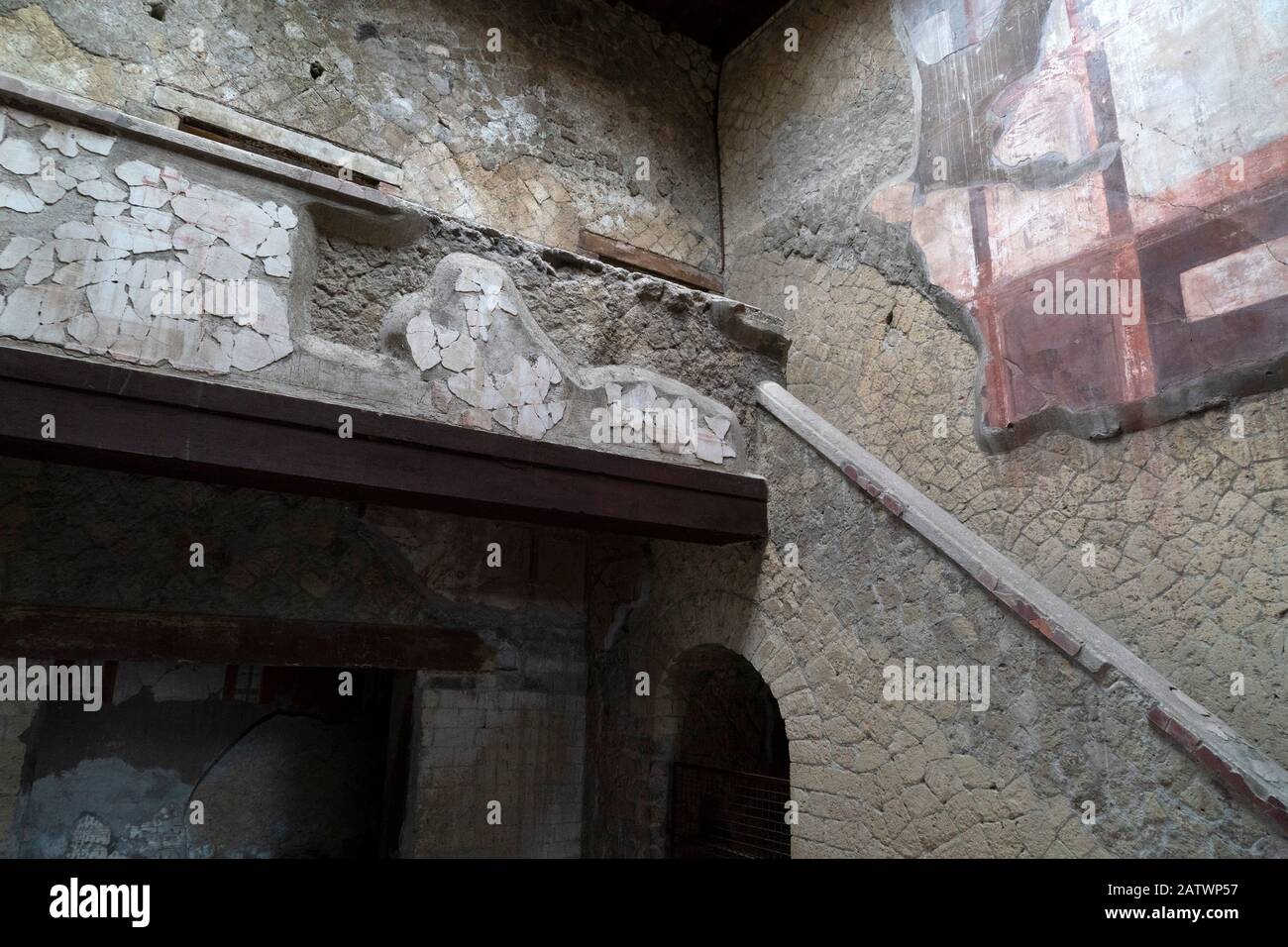Ercolano Herculaneum ancient ruins view Stock Photo - Alamy