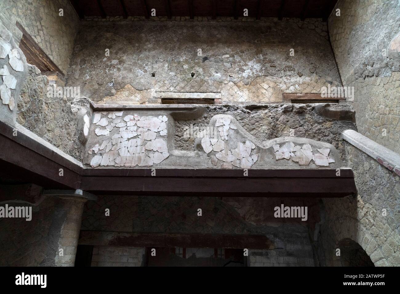 Ercolano Herculaneum ancient ruins view Stock Photo - Alamy