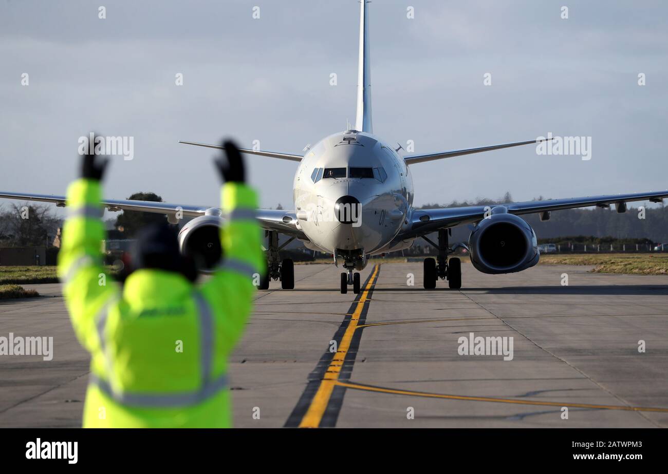 The UK's first submarine-hunting P-8A Poseidon maritime patrol aircraft ...