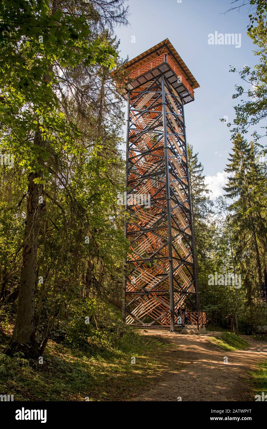 Spiral Staircase Observation Tower High Resolution Stock Photography ...