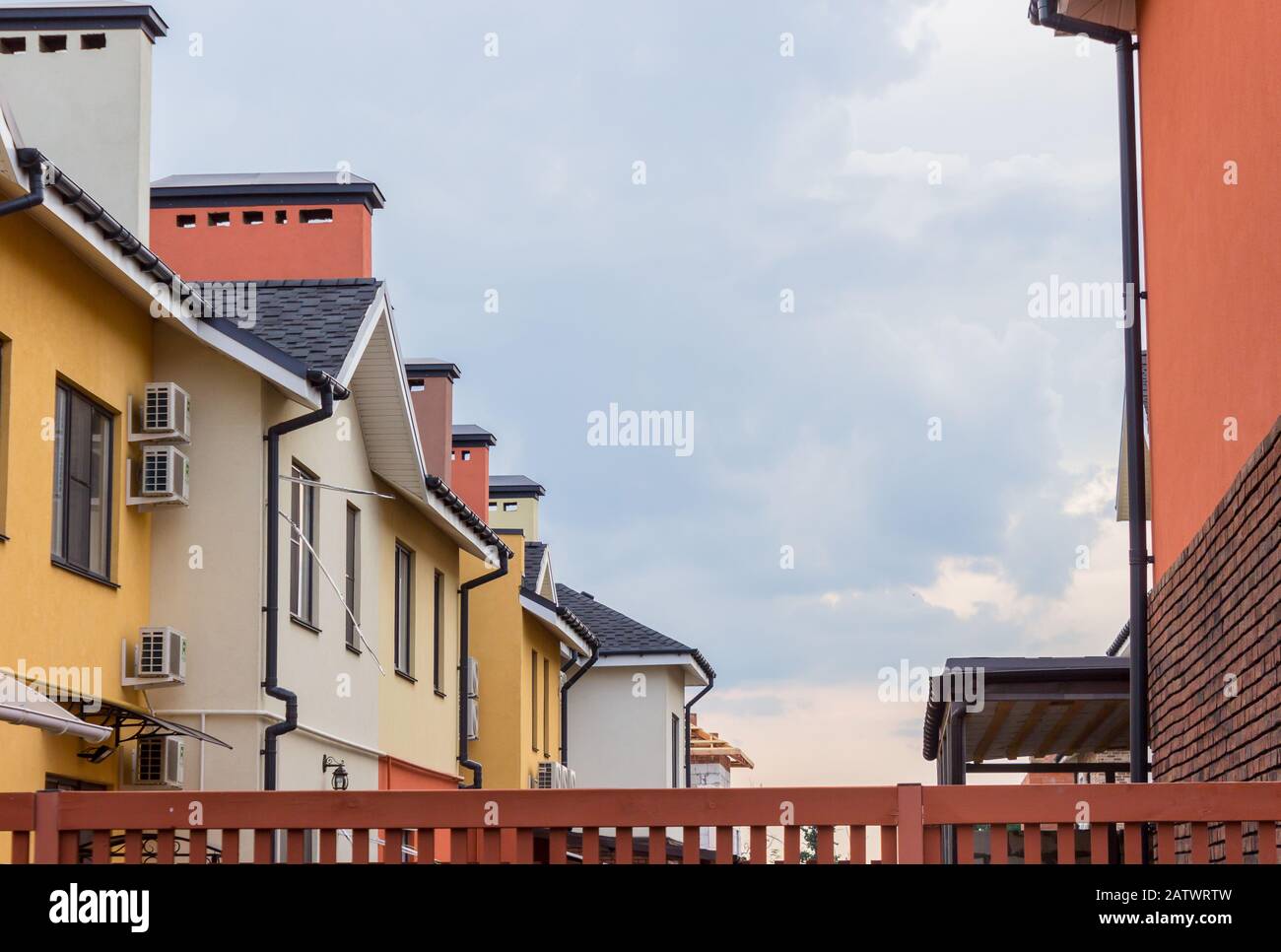 Soft roof, roof tiles, flexible shingles. Roof tiling texture. Flexible ...