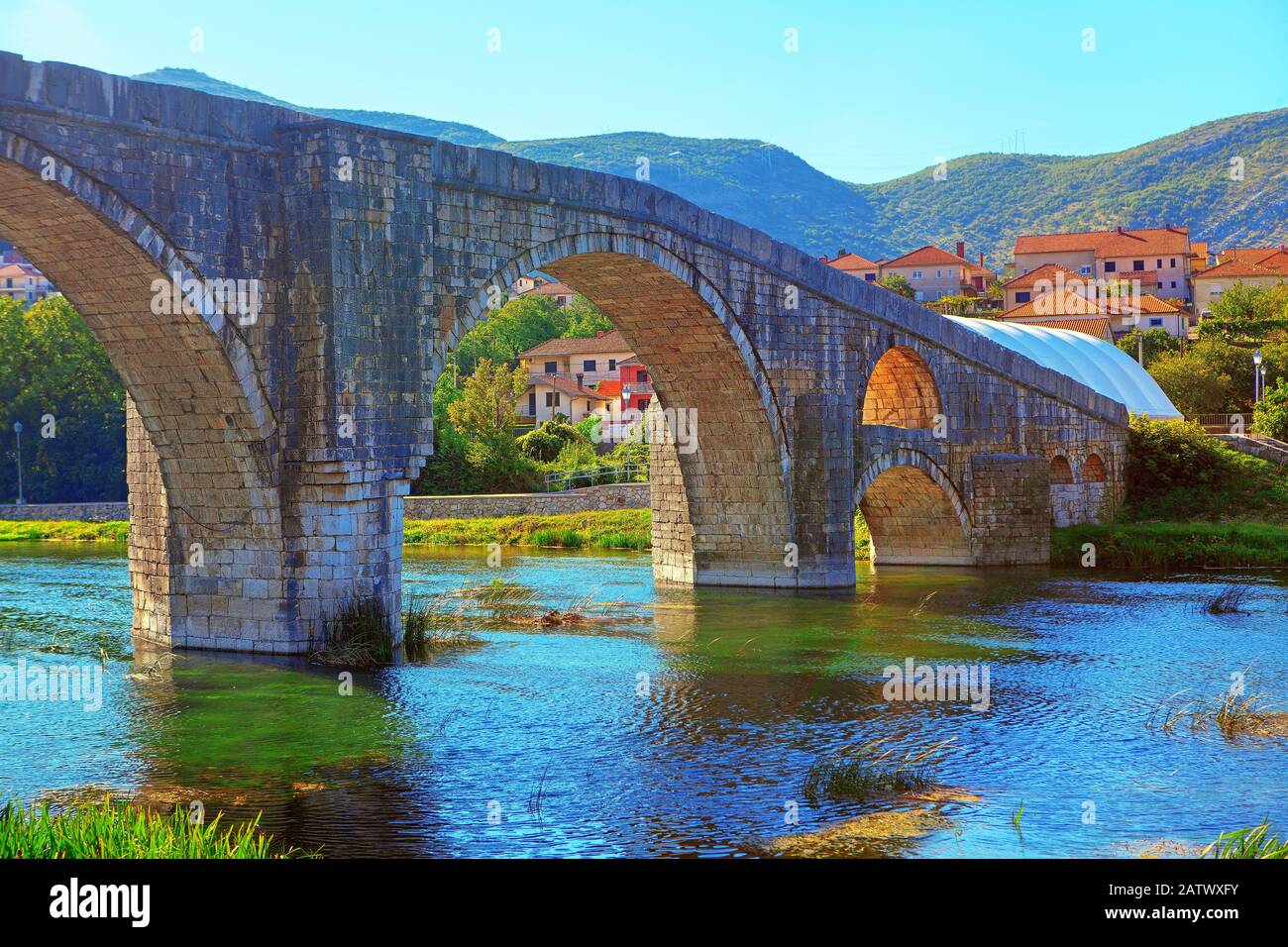 Medieval Perovic Arslanagi Bridge in Trebinje town from Bosnia and ...