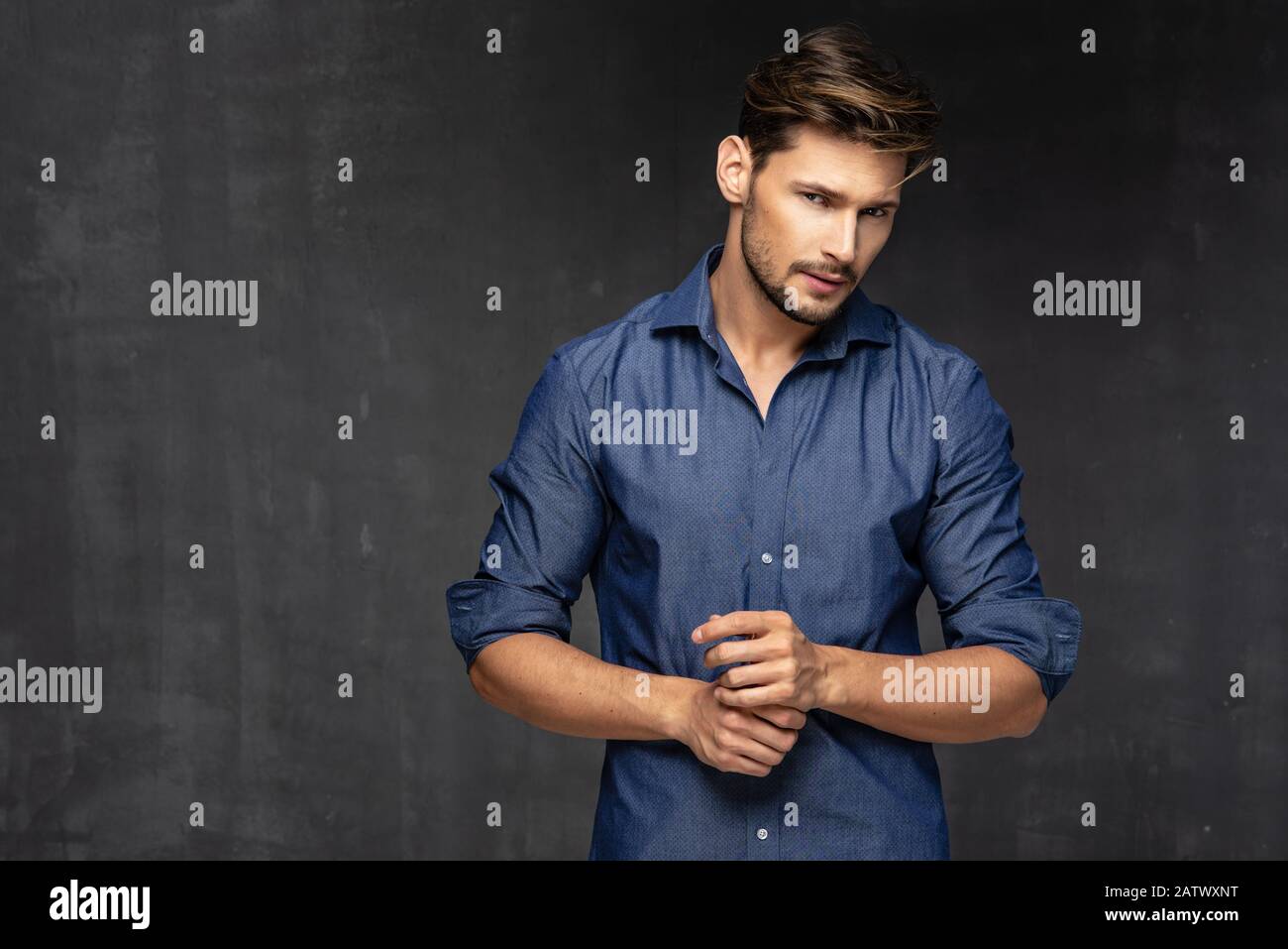 Happy handsome man Stock Photo - Alamy