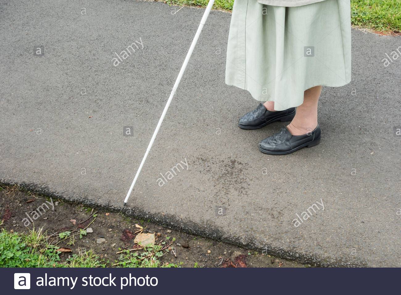White Stick For The Blind Stock Photos & White Stick For The Blind ...