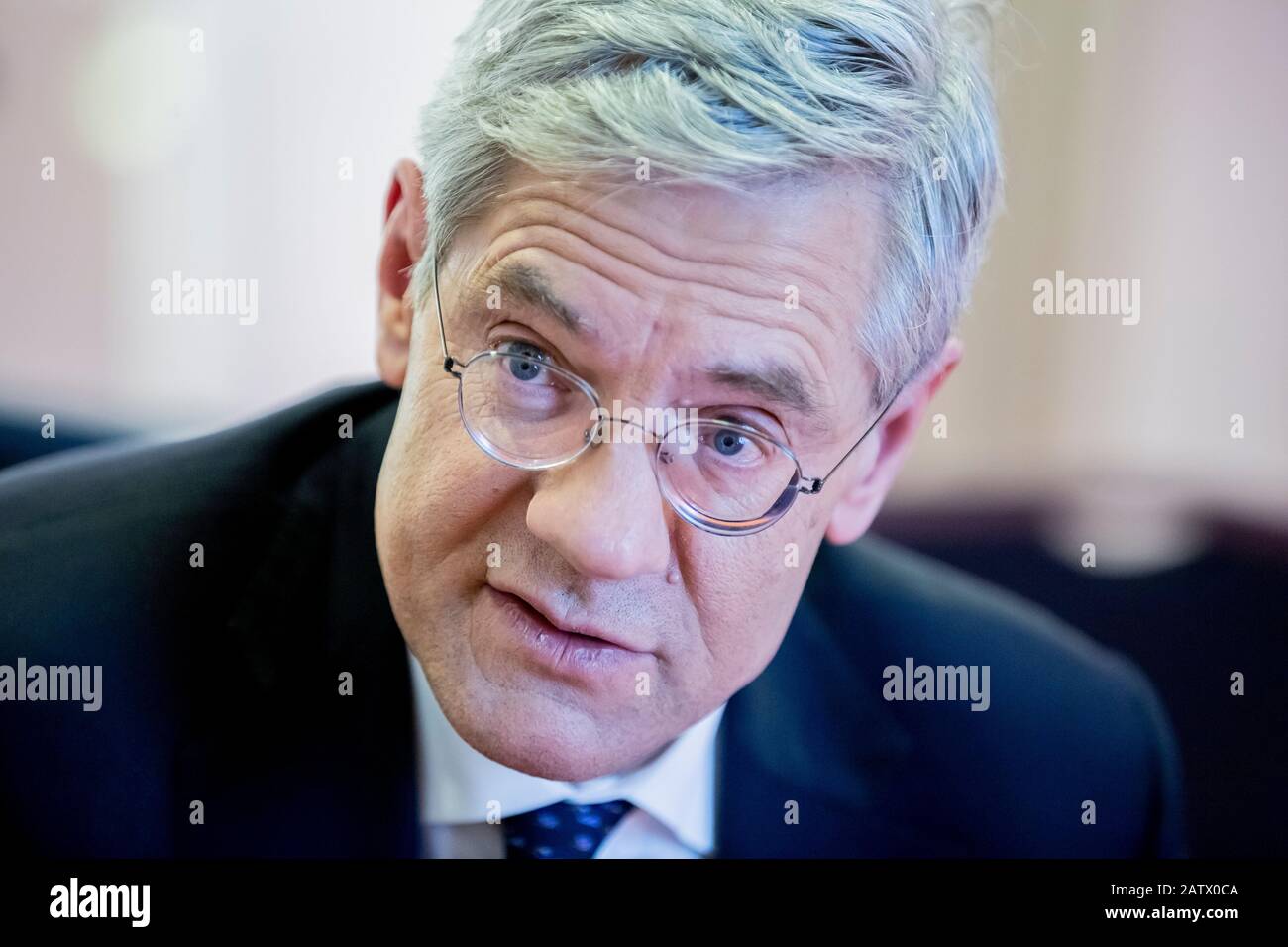 21 January 2020, Berlin: Magnus Hall, CEO of Vattenfall, during an ...