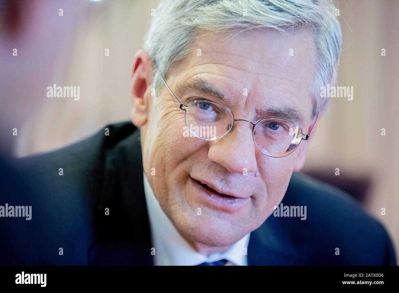 21 January 2020, Berlin: Magnus Hall, CEO of Vattenfall, during an ...