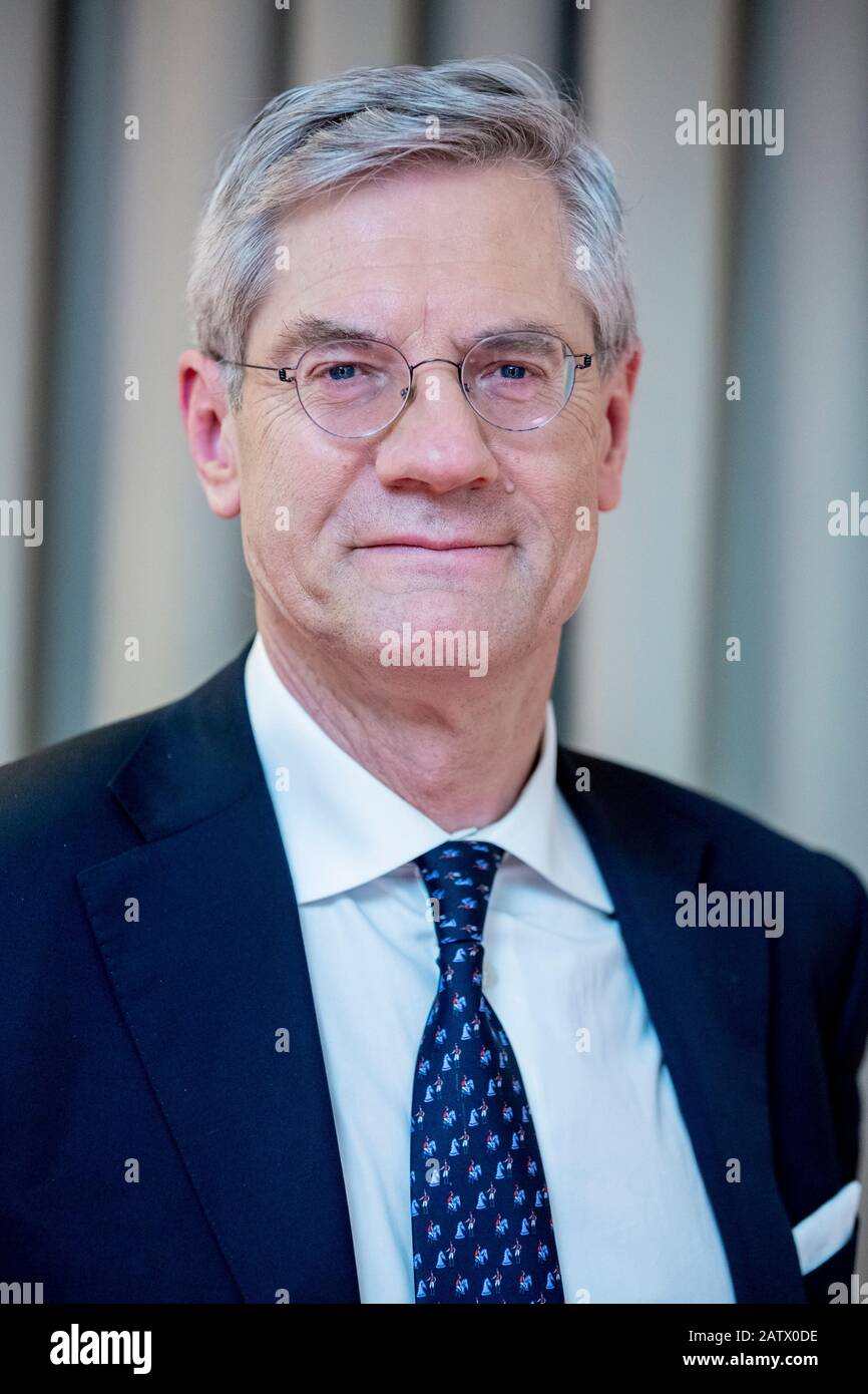 21 January 2020, Berlin: Magnus Hall, CEO of Vattenfall, during an ...