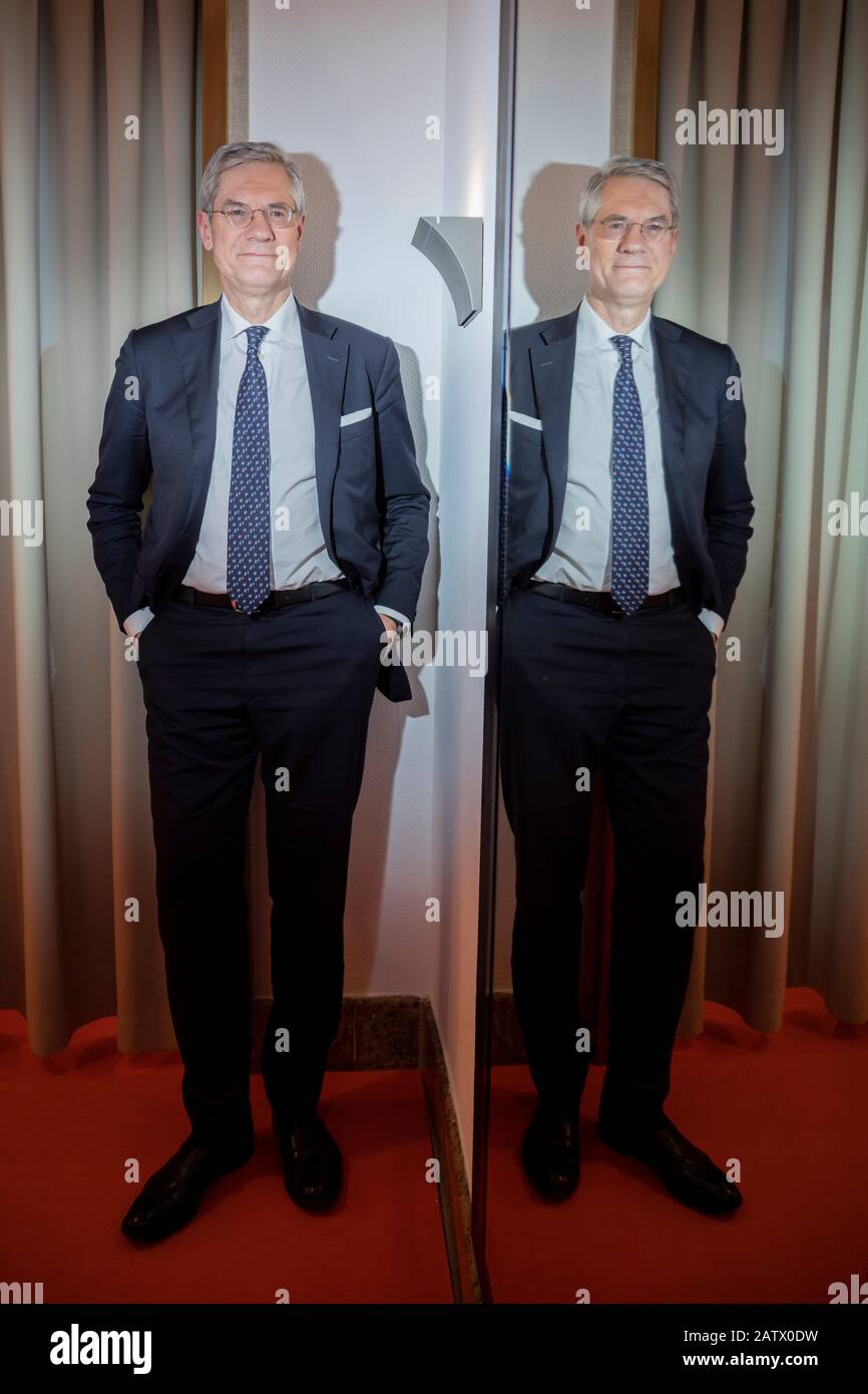 Berlin, Germany. 21st Jan, 2020. Magnus Hall, CEO of Vattenfall, during ...