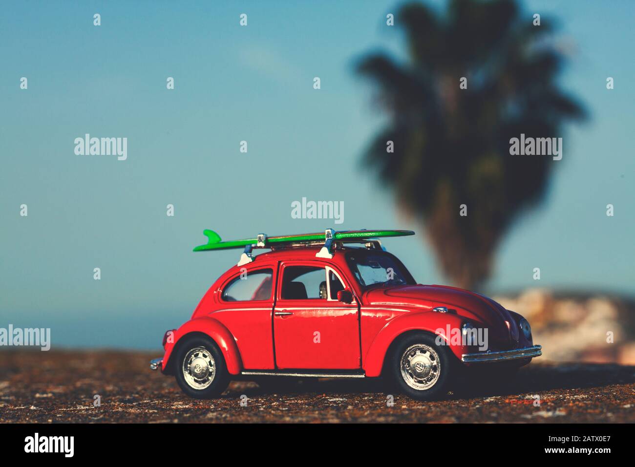 Toy Volkswagen Beetle Stock Photo - Alamy