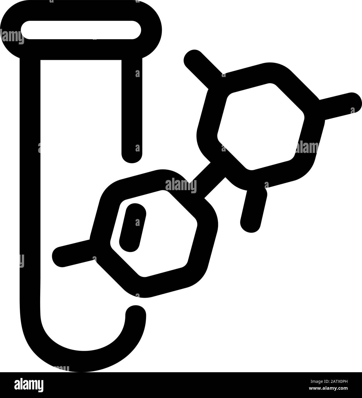 Study analysis of the icon vector. Isolated contour symbol illustration ...