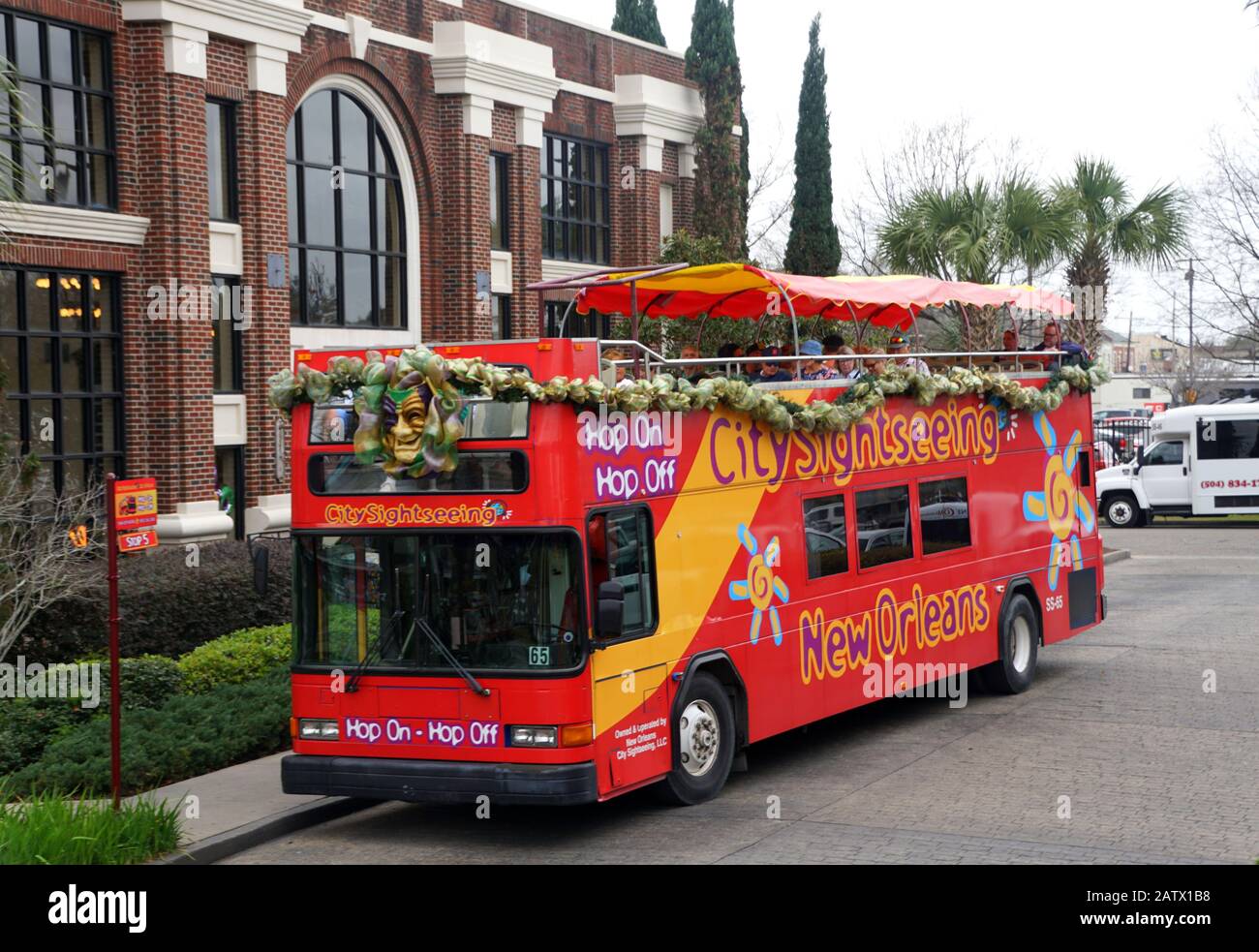 New Orleans, Louisiana, U.S.A - February 4, 2020 - The Hop-On Hop-Off ...