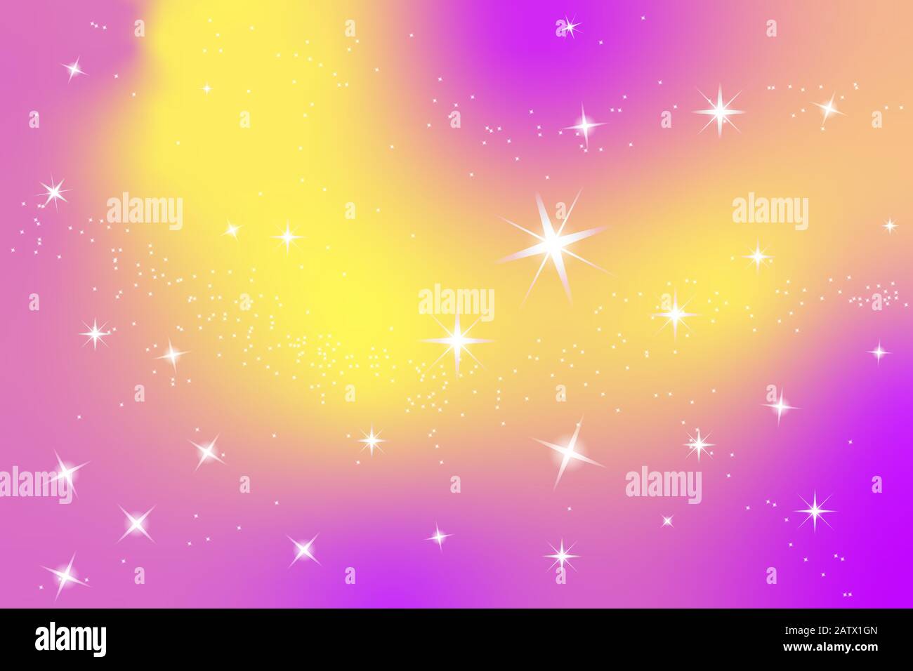 Yellow abstract bright magical Stock Vector Images - Alamy