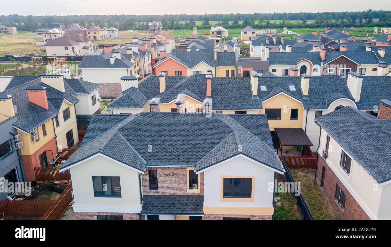 Soft roof, roof tiles, flexible shingles. Roof tiling texture. Flexible ...