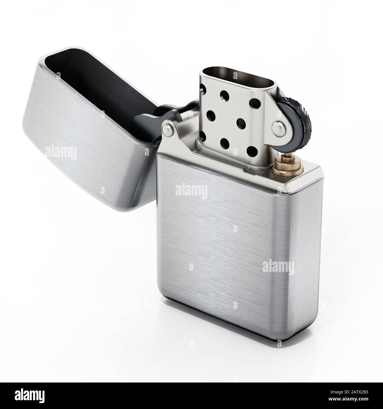 Lighter isolated on white background. 3D illustration Stock Photo - Alamy