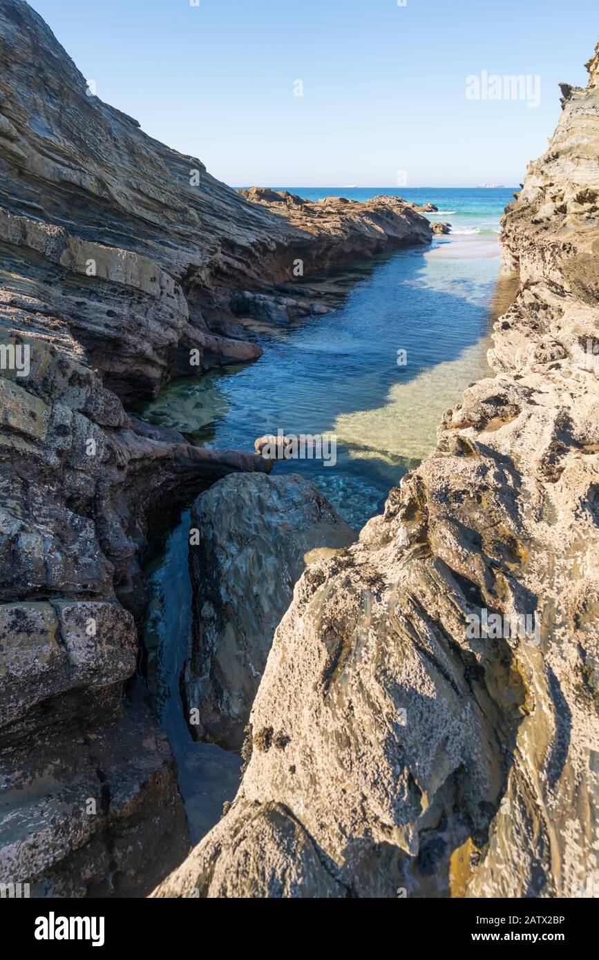 Praia da Samoqueira beach in Portugal Stock Photo - Alamy