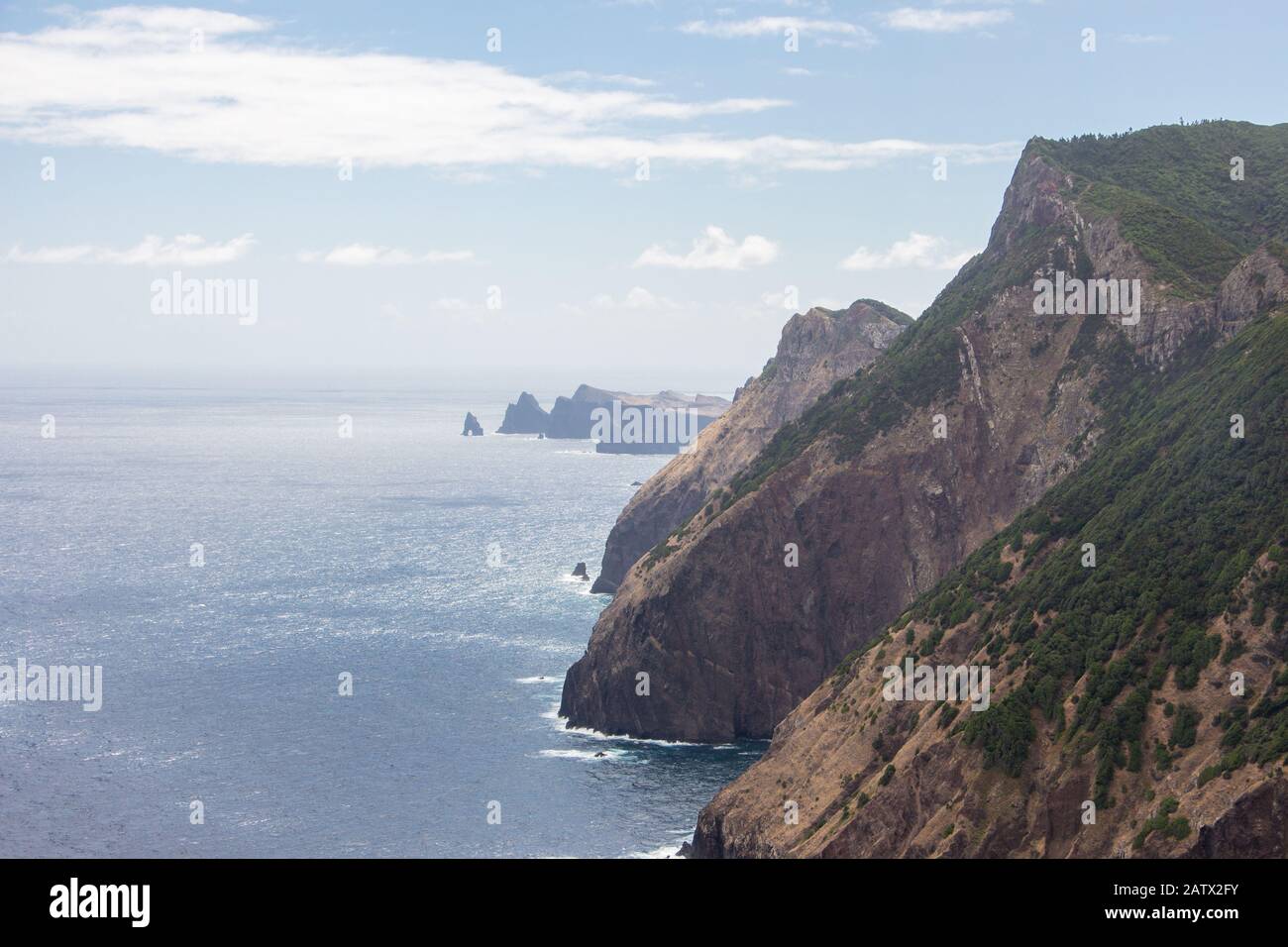 Madeira coastline cliffs Hiking small trail sea Stock Photo - Alamy