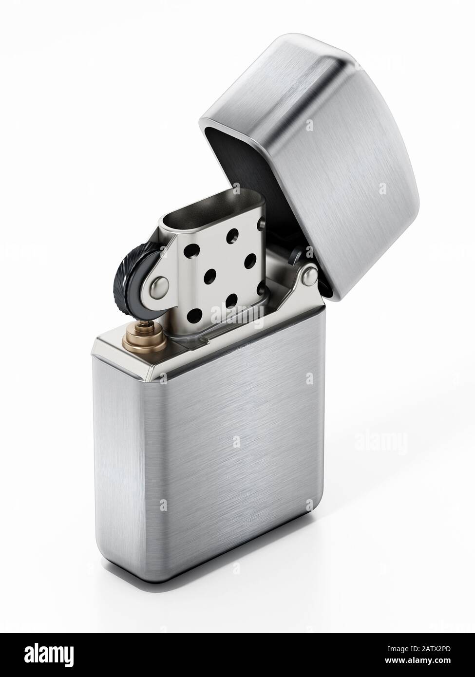 Lighter isolated on white background. 3D illustration Stock Photo - Alamy