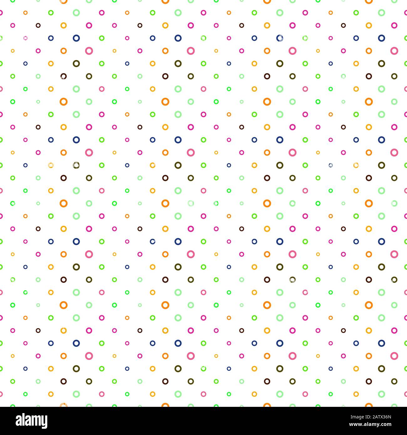 Seamless Ring Pattern Background Geometrical Abstract Vector Illustration From Circles Stock