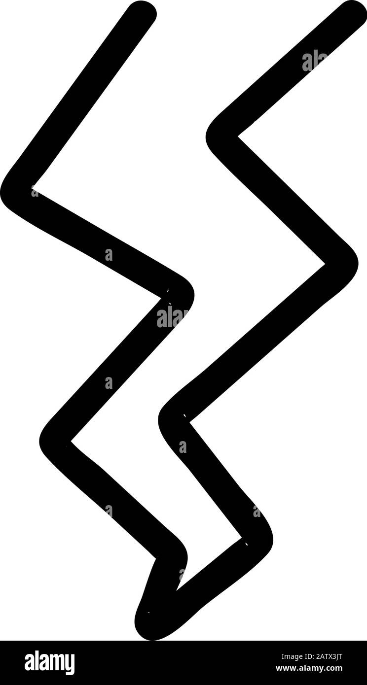 crack icon vector. Isolated contour symbol illustration Stock Vector ...