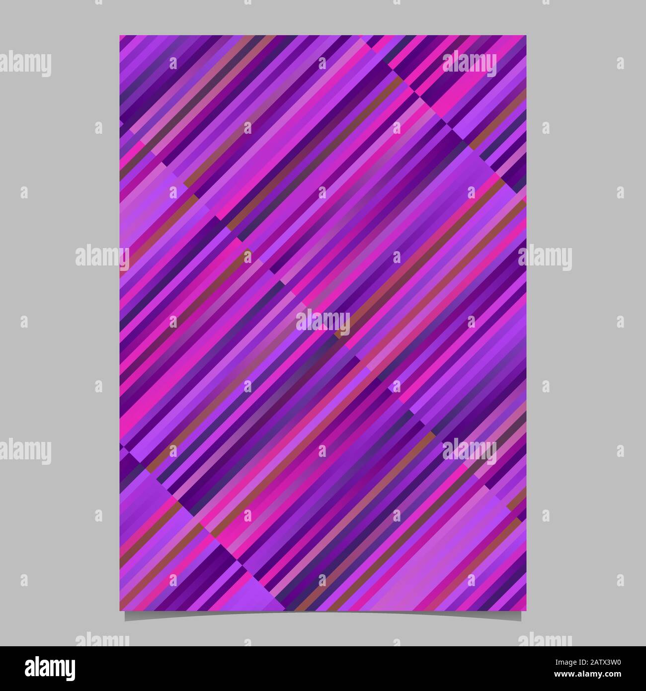 Geometrical trendy stripe poster design - abstract vector template ...