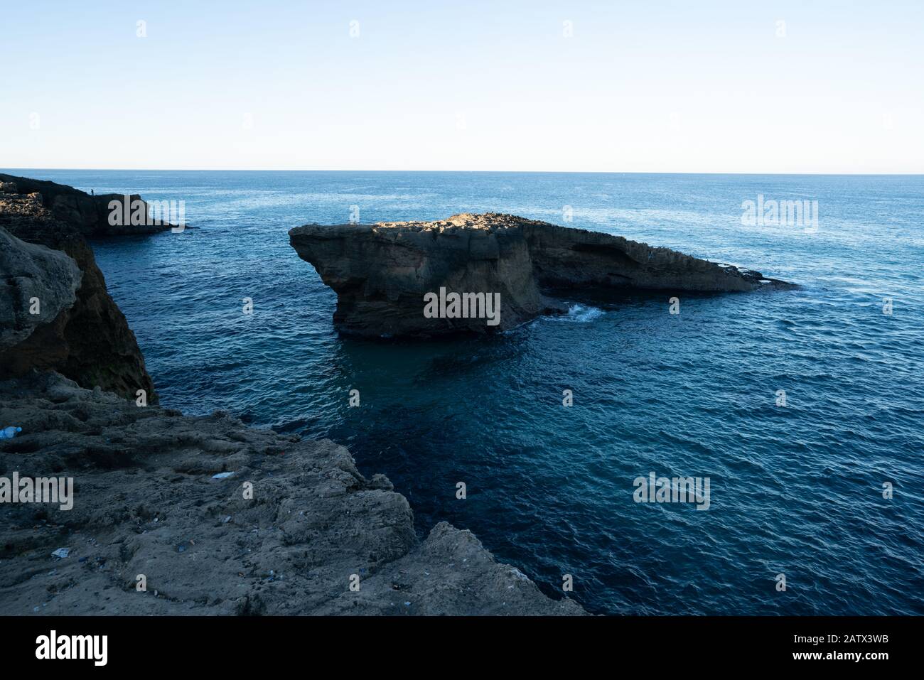 Praia do Malhao beach rocky landscape cliffs in PortugalPraia do Malhao ...