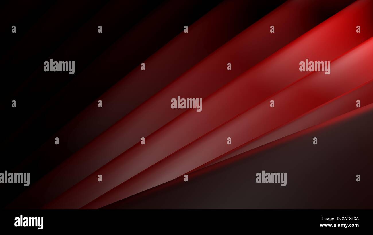 Background red waved surface - 3D rendering illustration Stock Photo ...