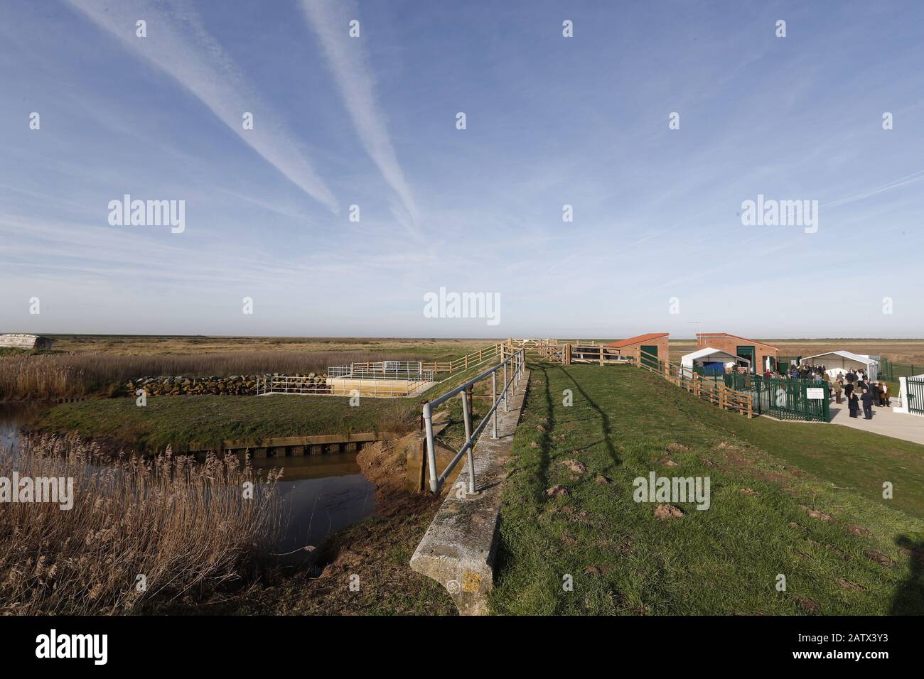 Wolferton Pumping Station in Sandringham, Norfolk, which was officially ...