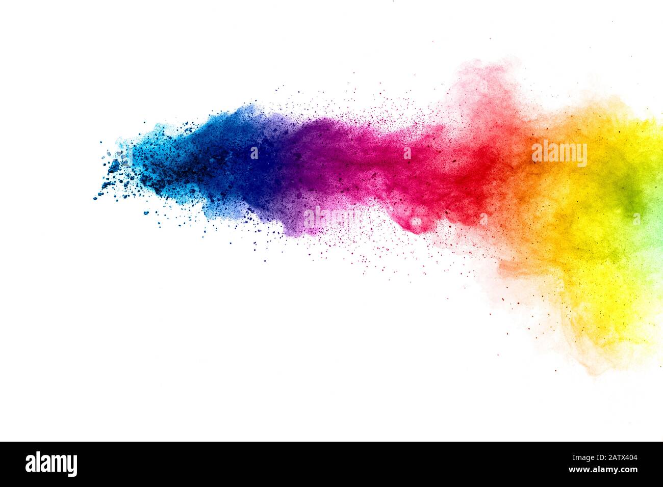 Colorful explosion for Happy Holi powder.Abstract background of color ...