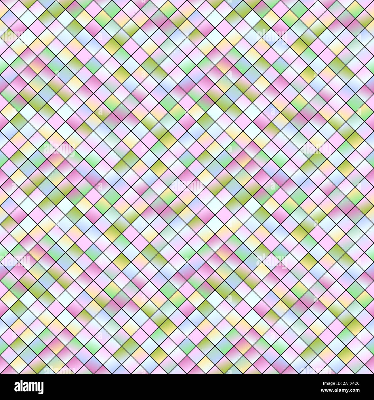 Gradient Seamless Geometrical Square Pattern Background Design Colorful Abstract Geometric